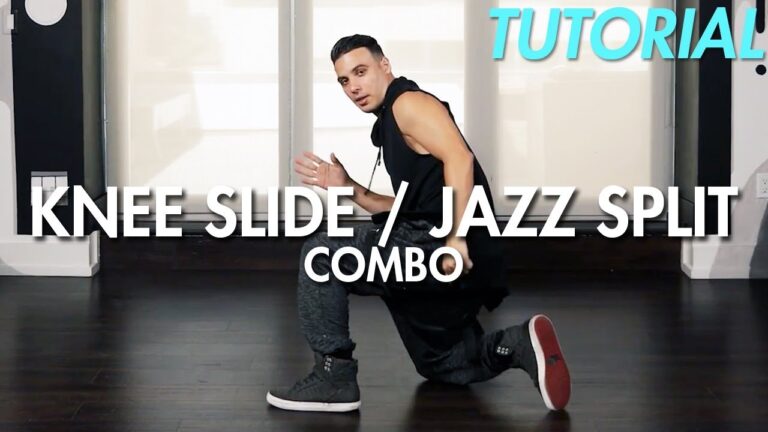 How to do a Knee Slide / Jazz Split Combo (Hip Hop Dance Moves Tutorial ...
