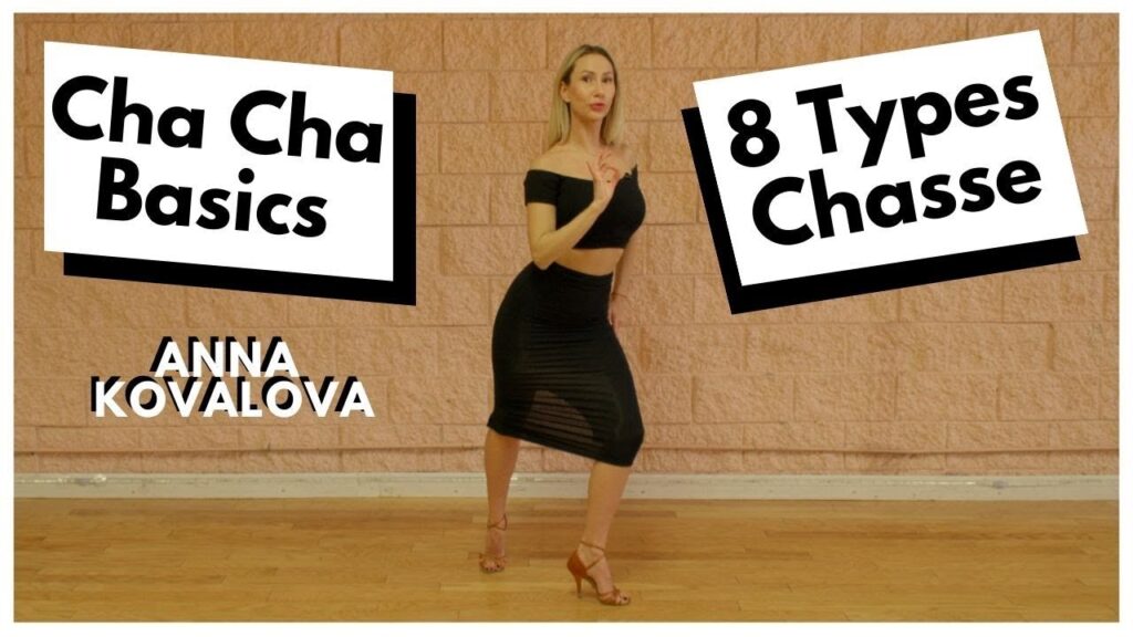 Anna Kovalova | How to Cha Cha Dance For Beginners | 8 types of chasse ...