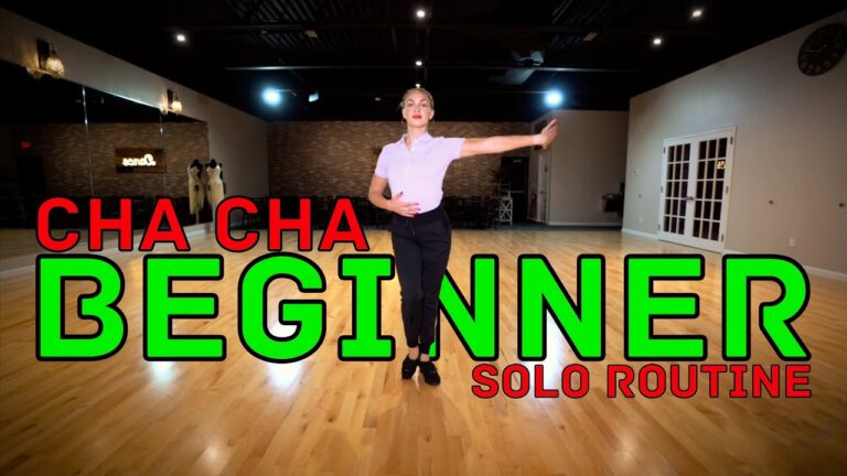 Beginner Cha Cha Solo Practice Routine | Ballroom Dance Tutorial | RKS ...