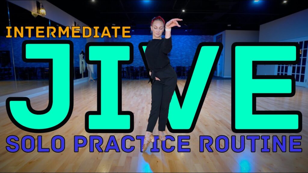 Intermediate International Jive Solo Practice Routine | 375 Dance ...