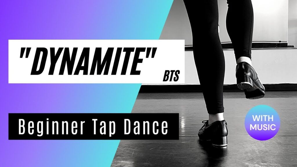 BEGINNER TAP DANCE ROUTINE | “Dynamite” by BTS | Easy Tap Dancing for ...