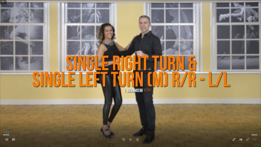 Salsa Beginners 1 – Single Right Turn & Single Left Turn men | RKS ...