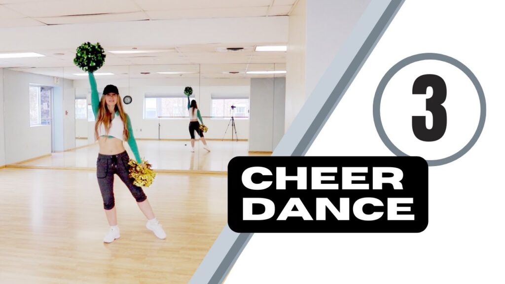 Cheer dance routine 3 – step by step cheerleader dance tutorial pom poms cheer fitness dance ...